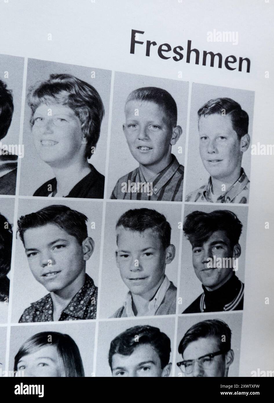Vintage 1965 high school yearbook, USA Stock Photo - Alamy