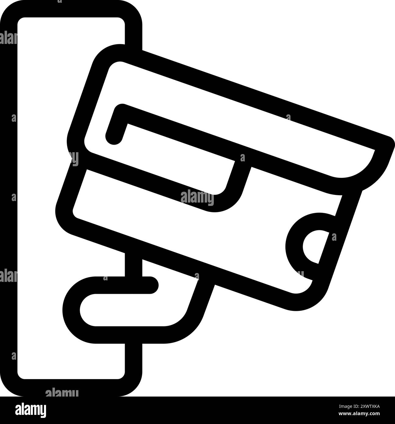 Credit card scanning for payment system on white background Stock ...