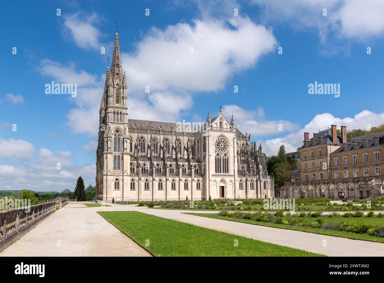 The Sanctuary of Notre-Dame de Montligeon built in the 19th century (La ...