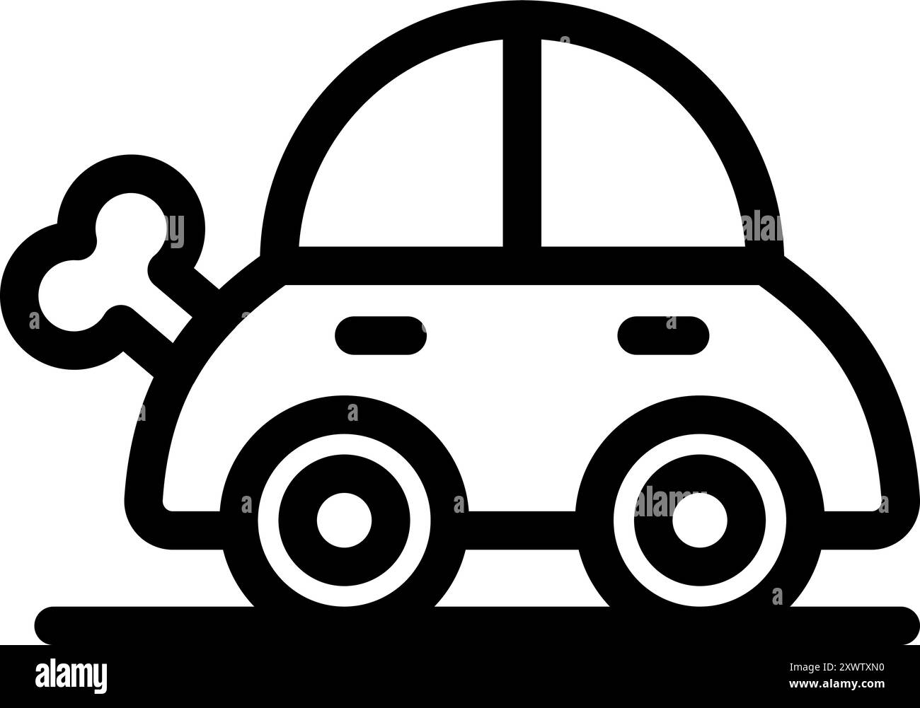Skeleton driving car Stock Vector Images - Alamy