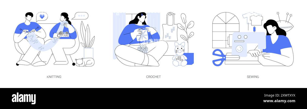 Woman tailor isolated on Stock Vector Images - Alamy