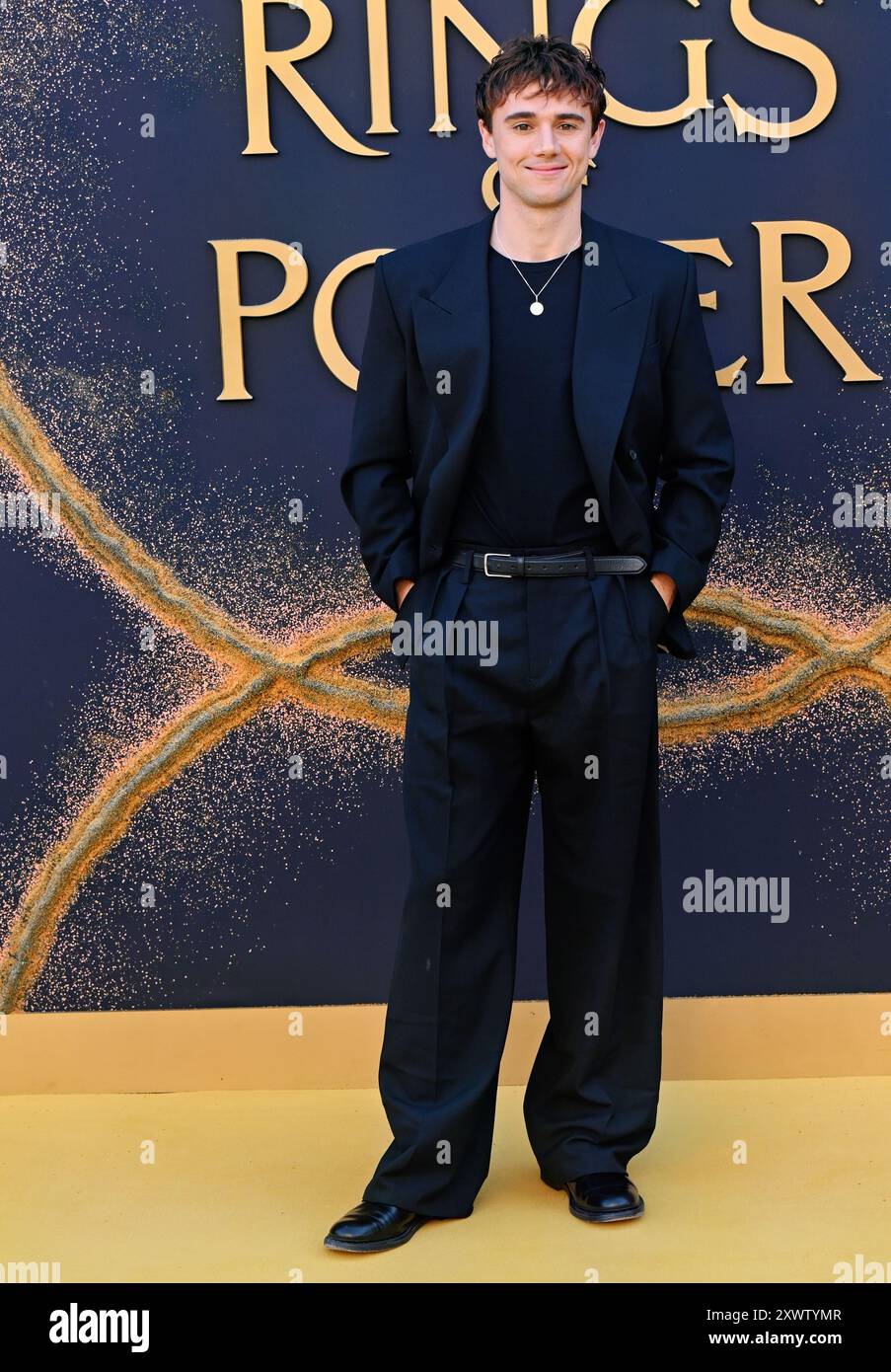 The rings of power premiere in bfi southbank hi-res stock photography ...