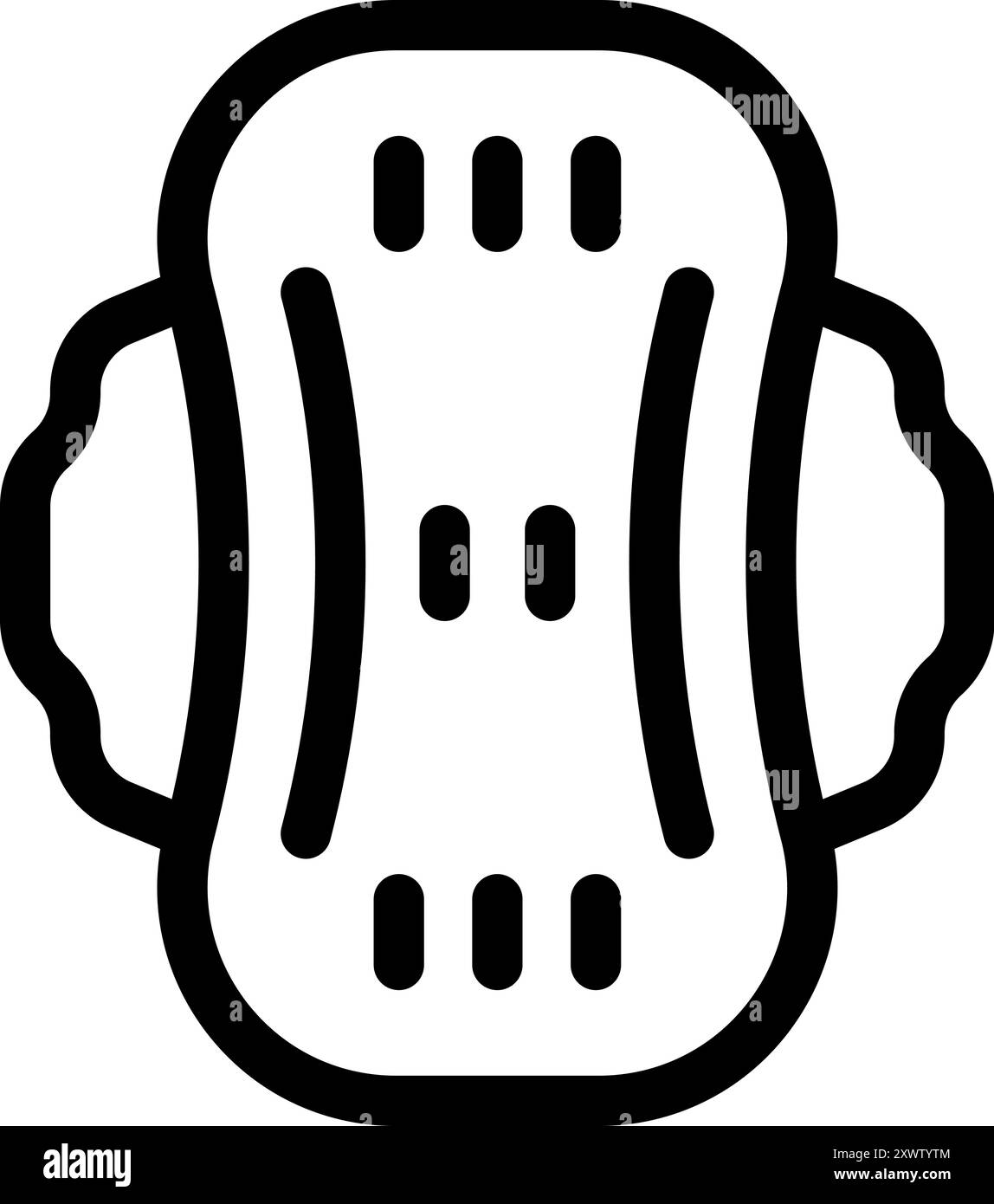 Simple and reliable sanitary pad design ensuring a comfortable and ...