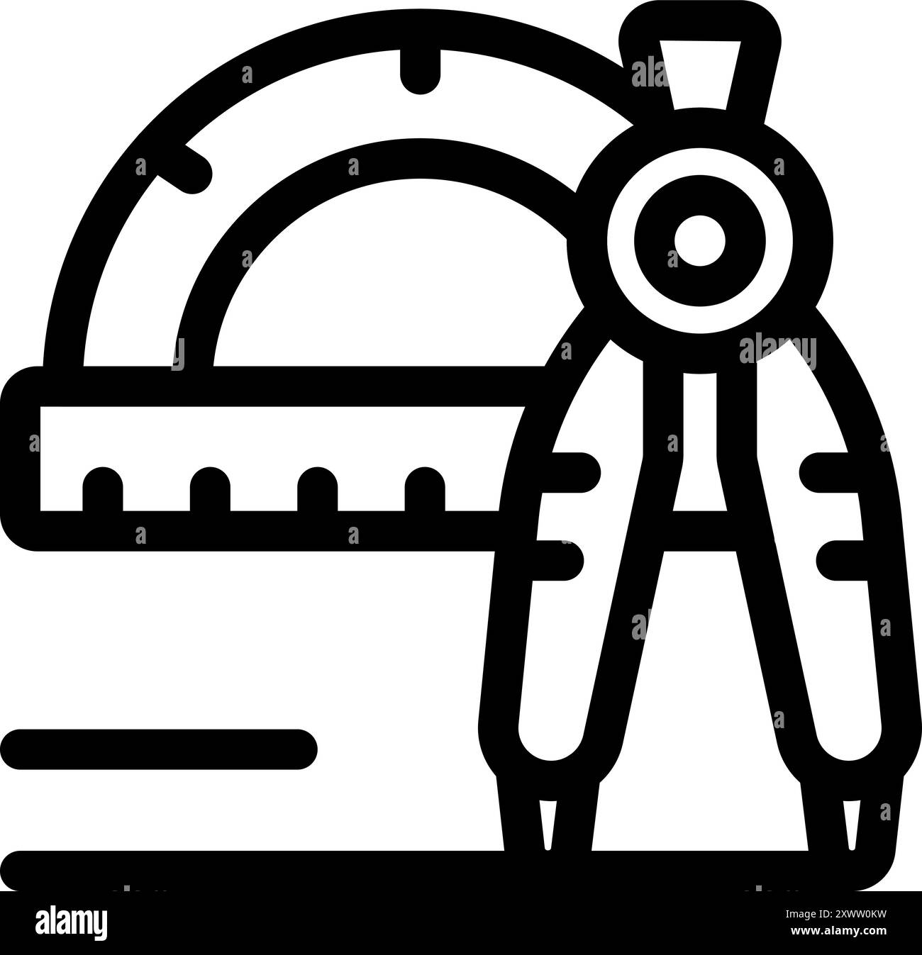 Architecture student drafting table Stock Vector Images - Alamy