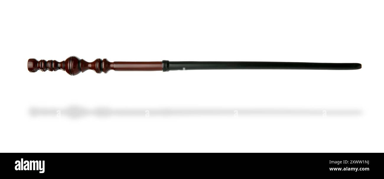 Magic wand in air on white background Stock Photo - Alamy