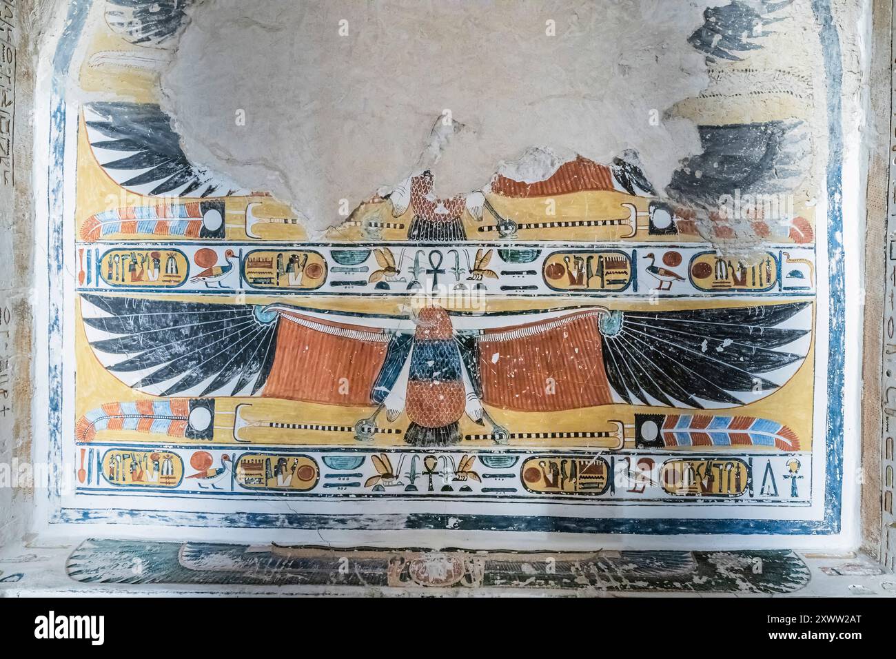 Valley of the Kings, kings valley, painted ceiling of KV9, tomb of ...