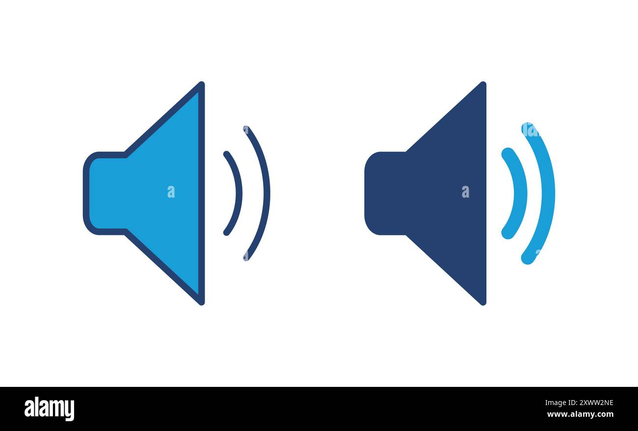 Speaker icon vector. volume icon vector. loudspeaker icon vector. sound ...