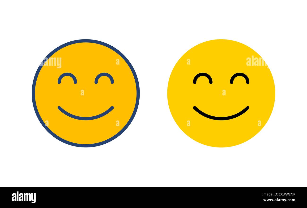 smile icon vector. smile emoticon icon. feedback Stock Vector Image ...