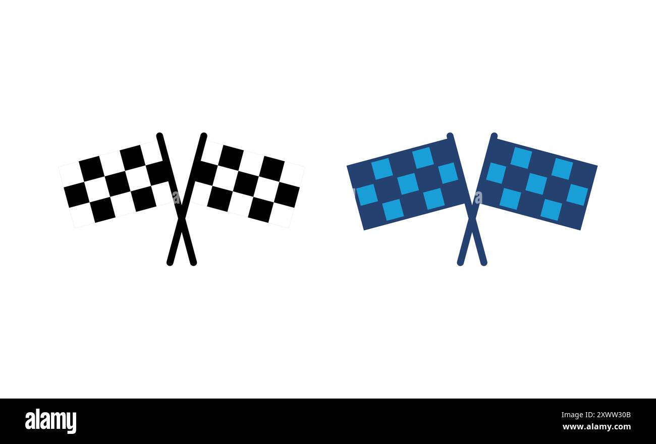 Racing flag icon vector. race flag icon.Checkered racing flag icon Stock Vector Image & Art - Alamy