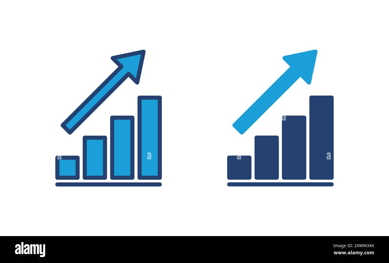 Growing graph Icon. Chart icon. diagram icon Stock Vector Image & Art - Alamy