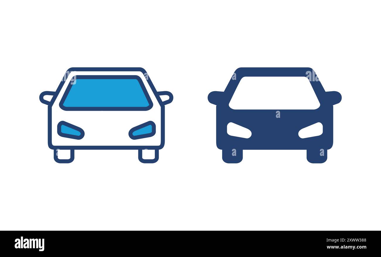 Car icon vector. car vector icon. small sedan Stock Vector Image & Art ...
