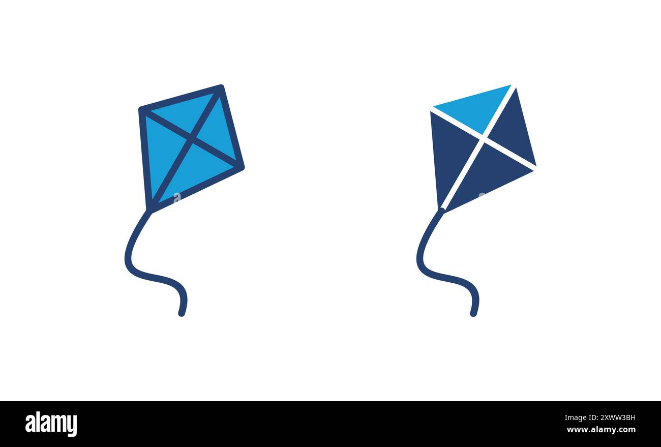 Kite icon vector. kite vector icon Stock Vector Image & Art - Alamy