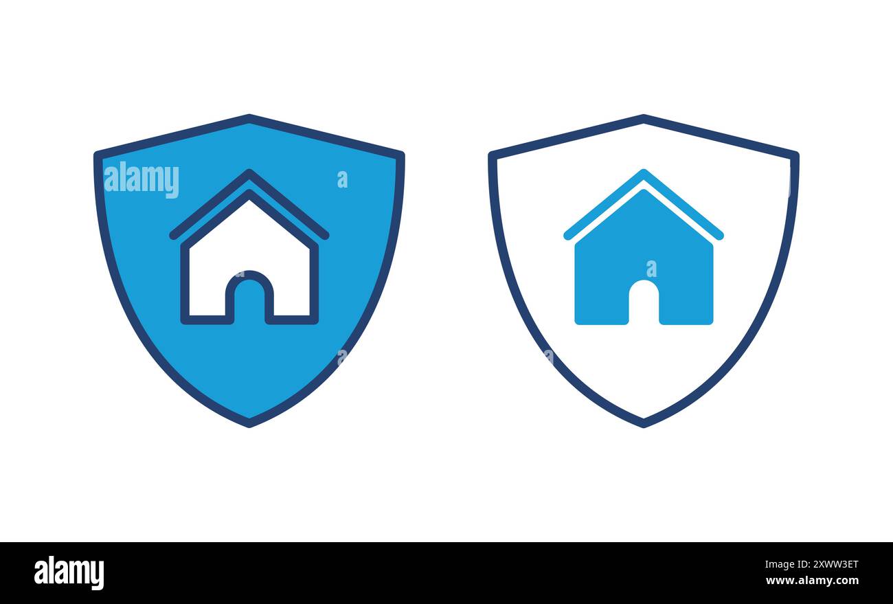 home insurance icon vector. home protection icon Stock Vector Image ...