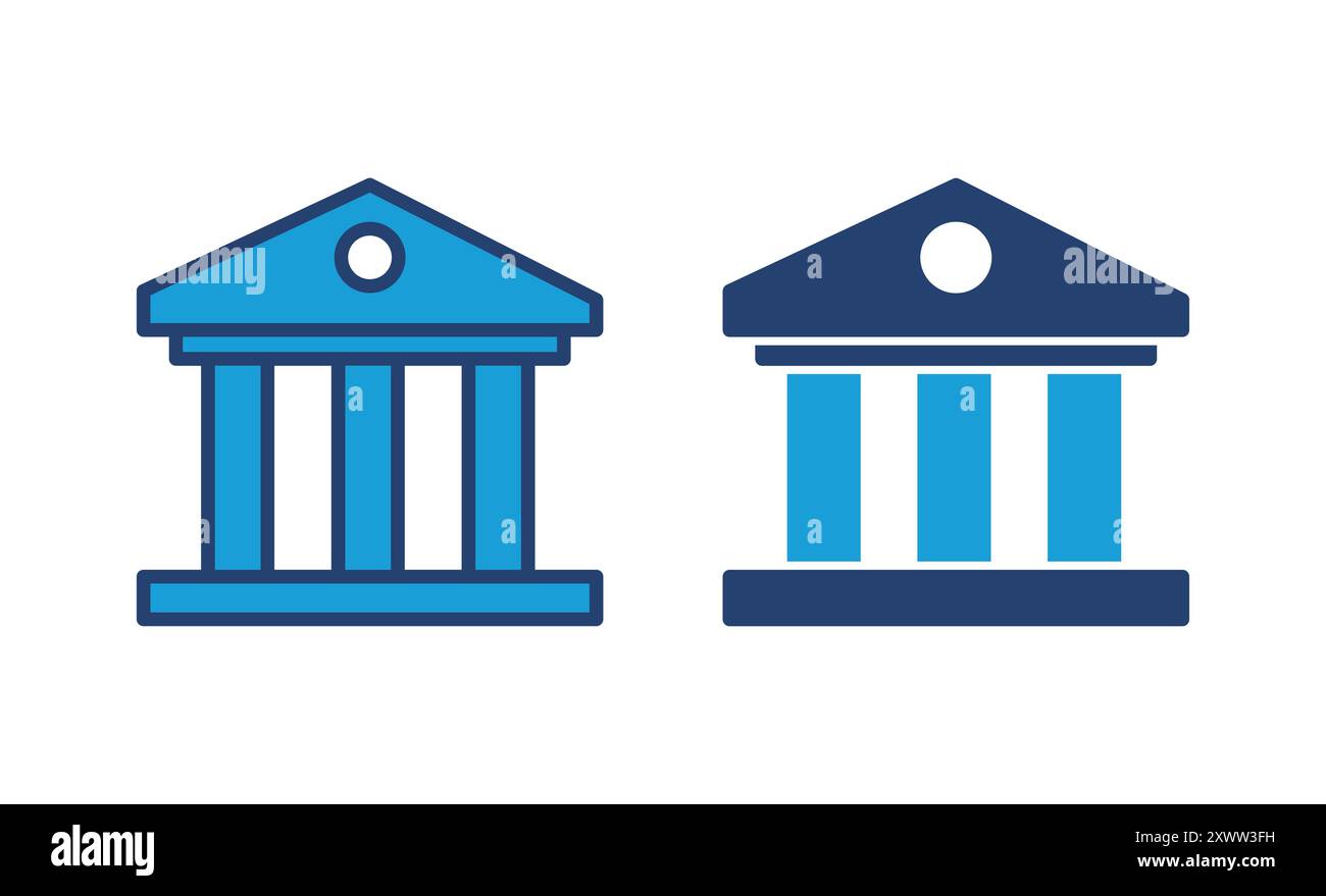 Bank icon vector. bank vector icon, museum, university Stock Vector ...