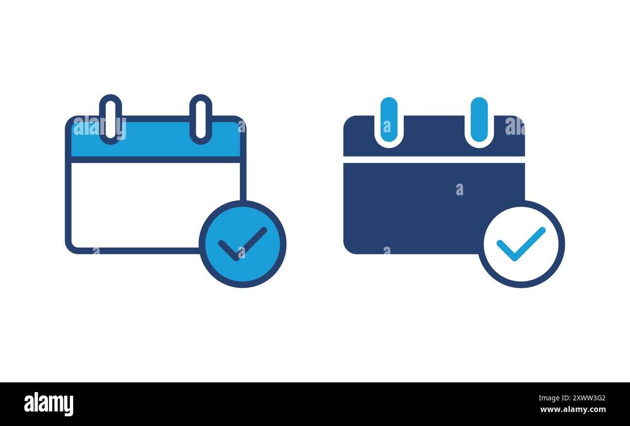 Calendar icon vector. Calender symbol. calendar vector icon Stock ...