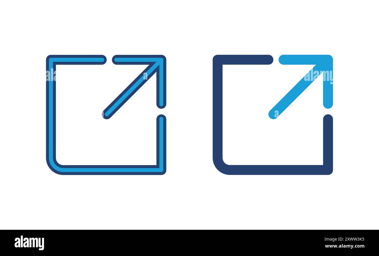 External link icon vector. link icon vector. hyperlink symbol Stock ...