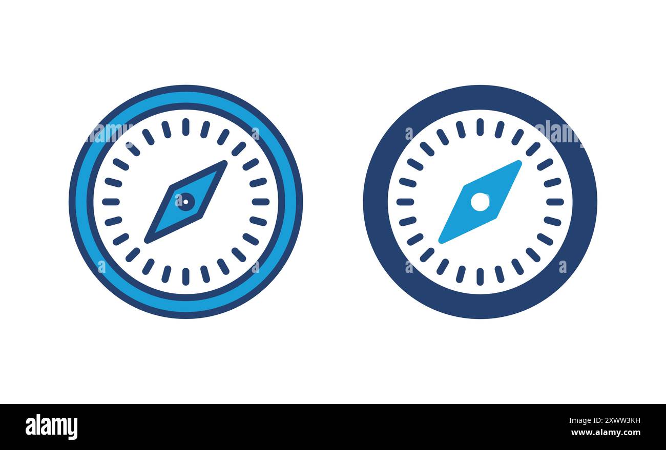 Compass icon vector. arrow compass icon vector Stock Vector Image & Art ...