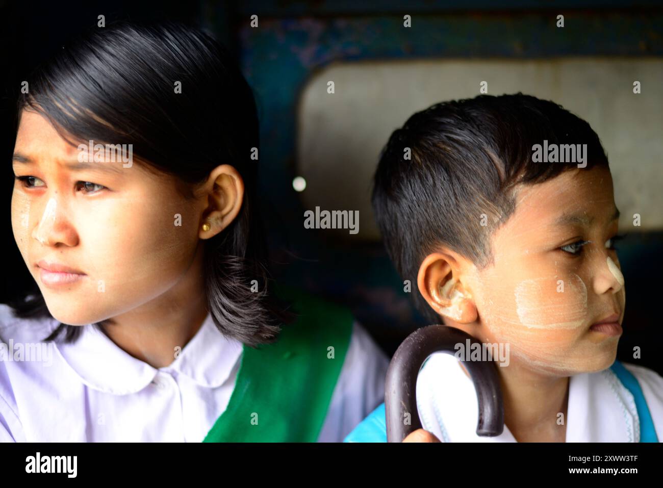 School children in Kengtung, Shan state, Myanmar Stock Photo - Alamy