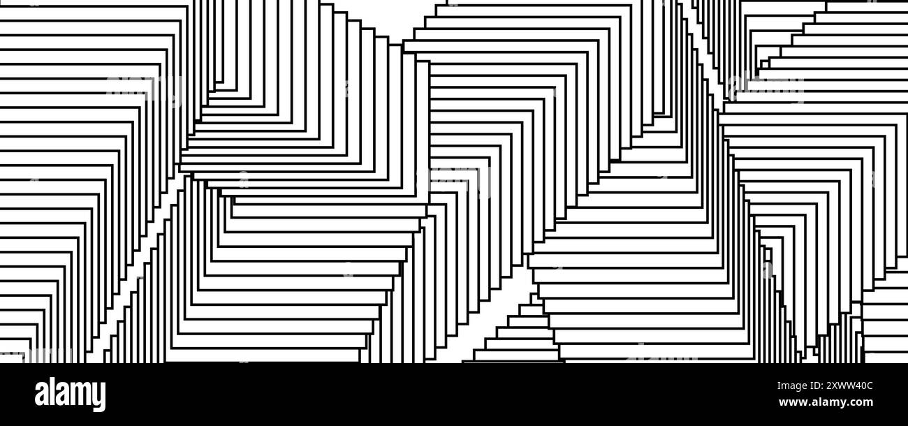 Poster design background with flying cards or windows. Black and white ...