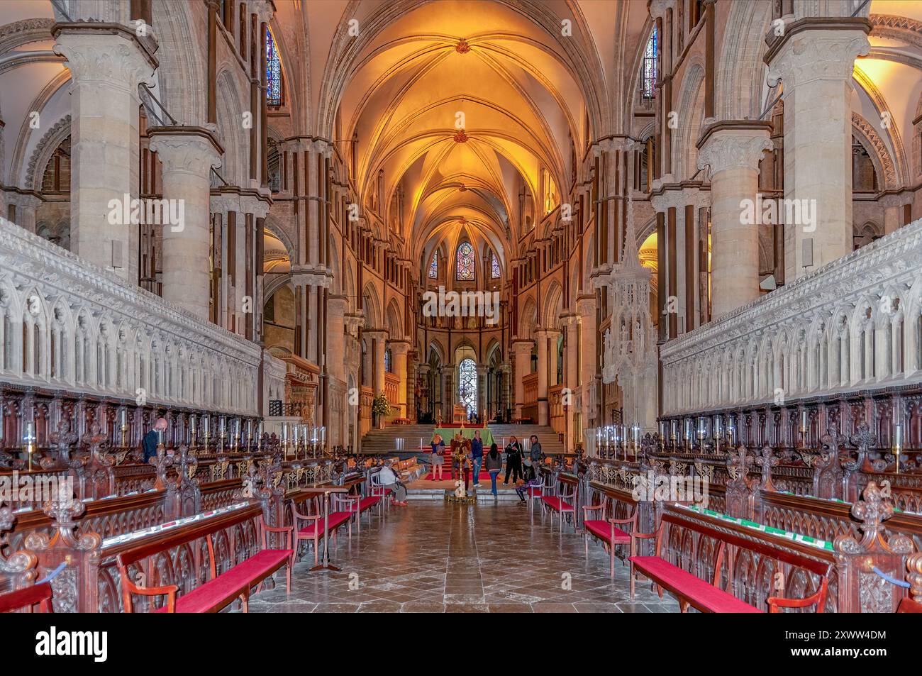 The Choir in Canterbury Cathedral, Canterbury, Kent, England Stock ...