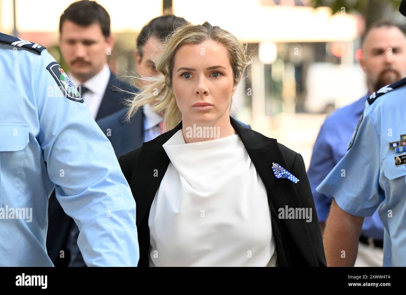 Brisbane, Australia . 21st Aug, 2024. Senior Constable Stephanie Abbott ...