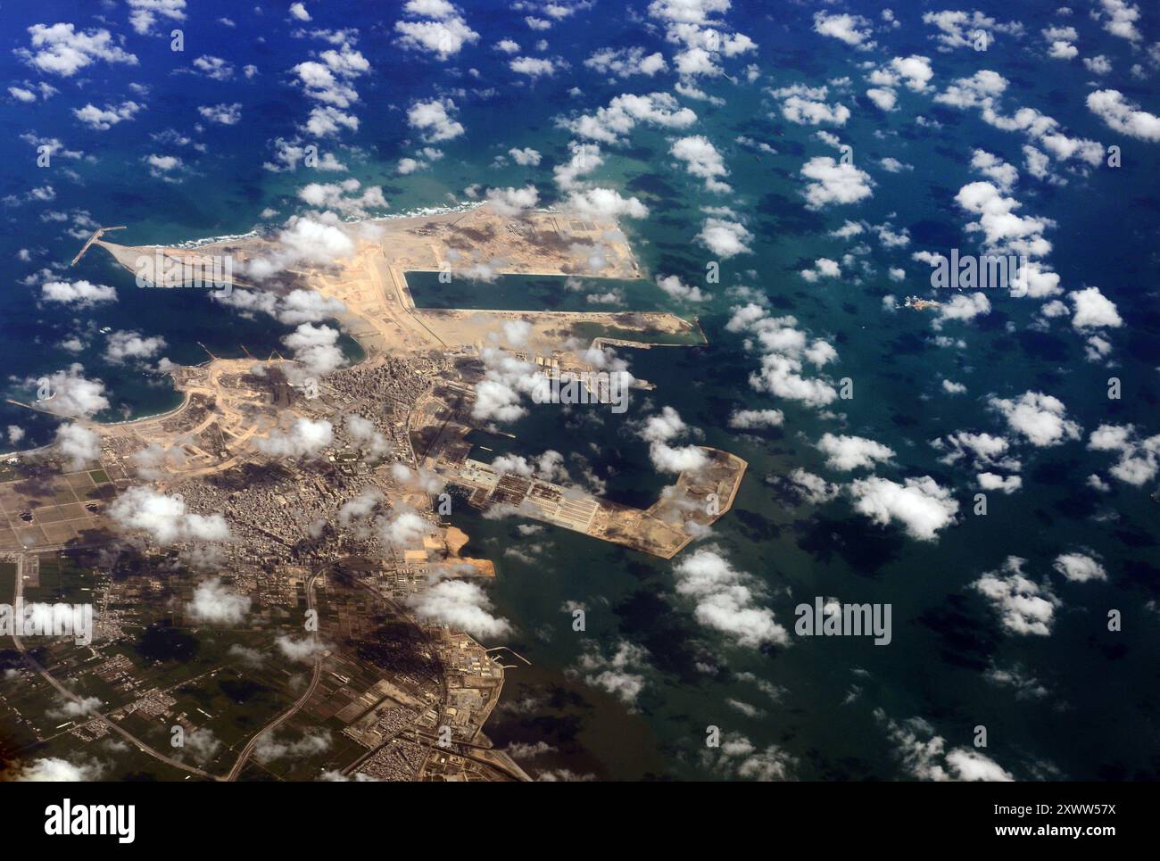 Aerial view of Abu Qir, Egypt Stock Photo - Alamy