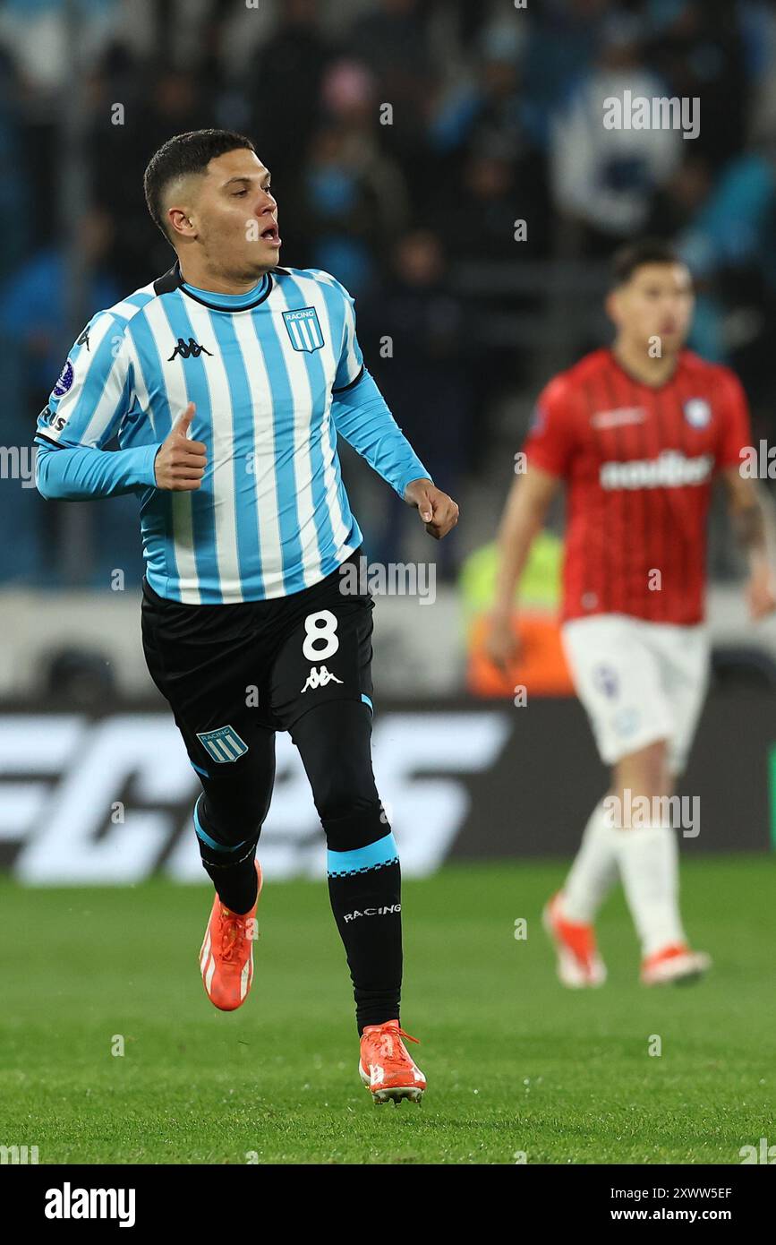 Argentina’s Racing Club Colombian midfielder Juan Fernando Quintero ...