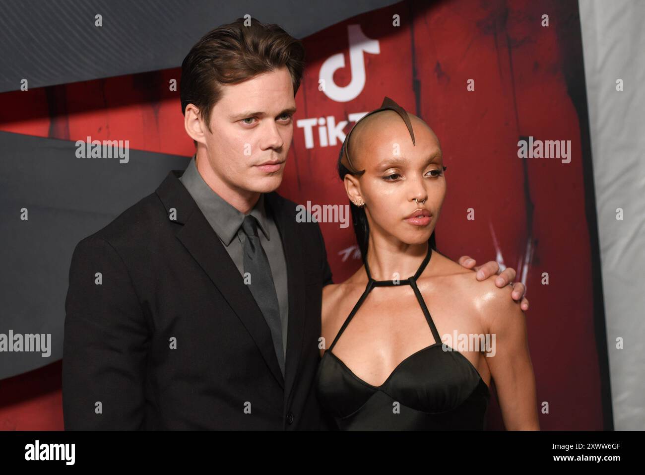 New York, USA. 20th Aug, 2024. Bill Skarsgård and FKA twigs attending ...