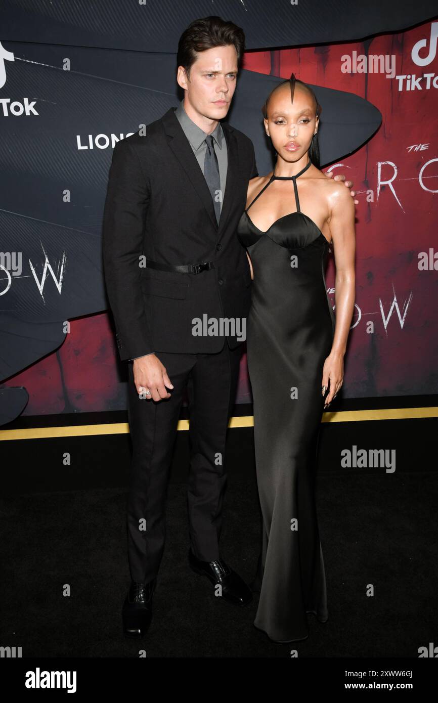 New York, USA. 20th Aug, 2024. Bill Skarsgård and FKA twigs attending ...