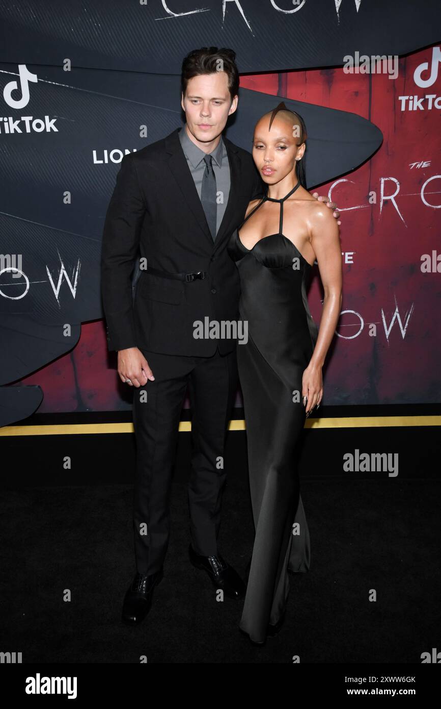 New York, USA. 20th Aug, 2024. Bill Skarsgård and FKA twigs attending ...