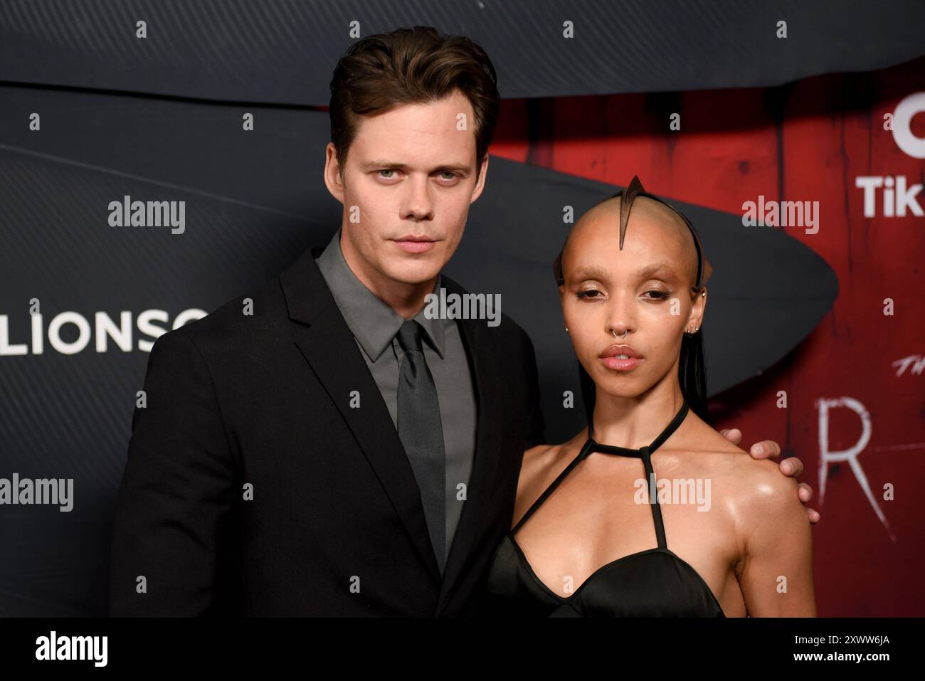 New York, USA. 20th Aug, 2024. Bill Skarsgård and FKA twigs attending ...