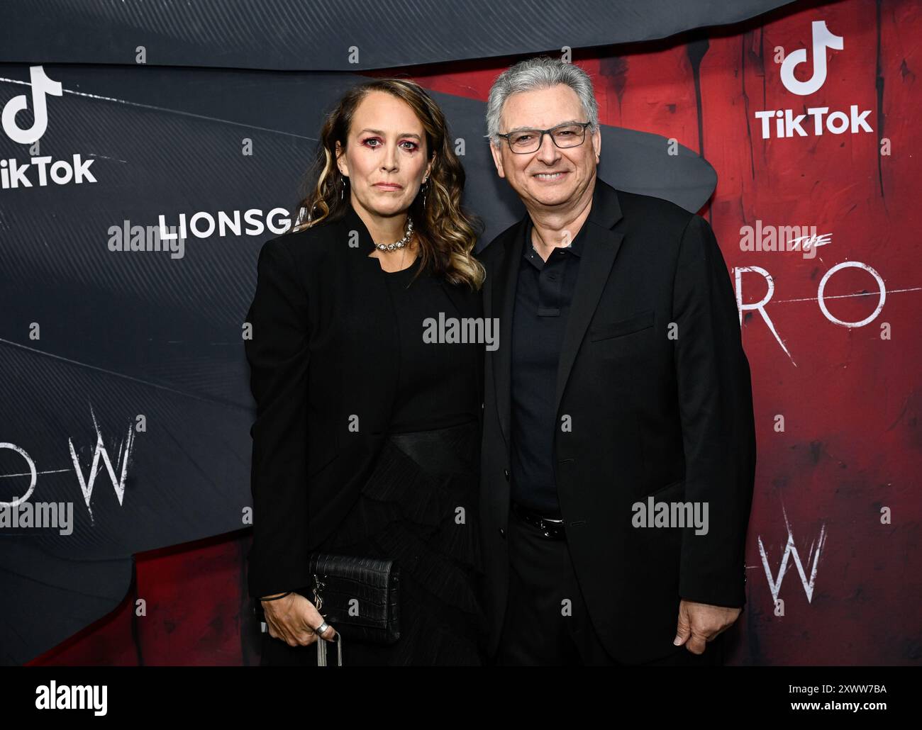 Molly Hassell, left, and Victor Hadida attend "The Crow" world premiere ...