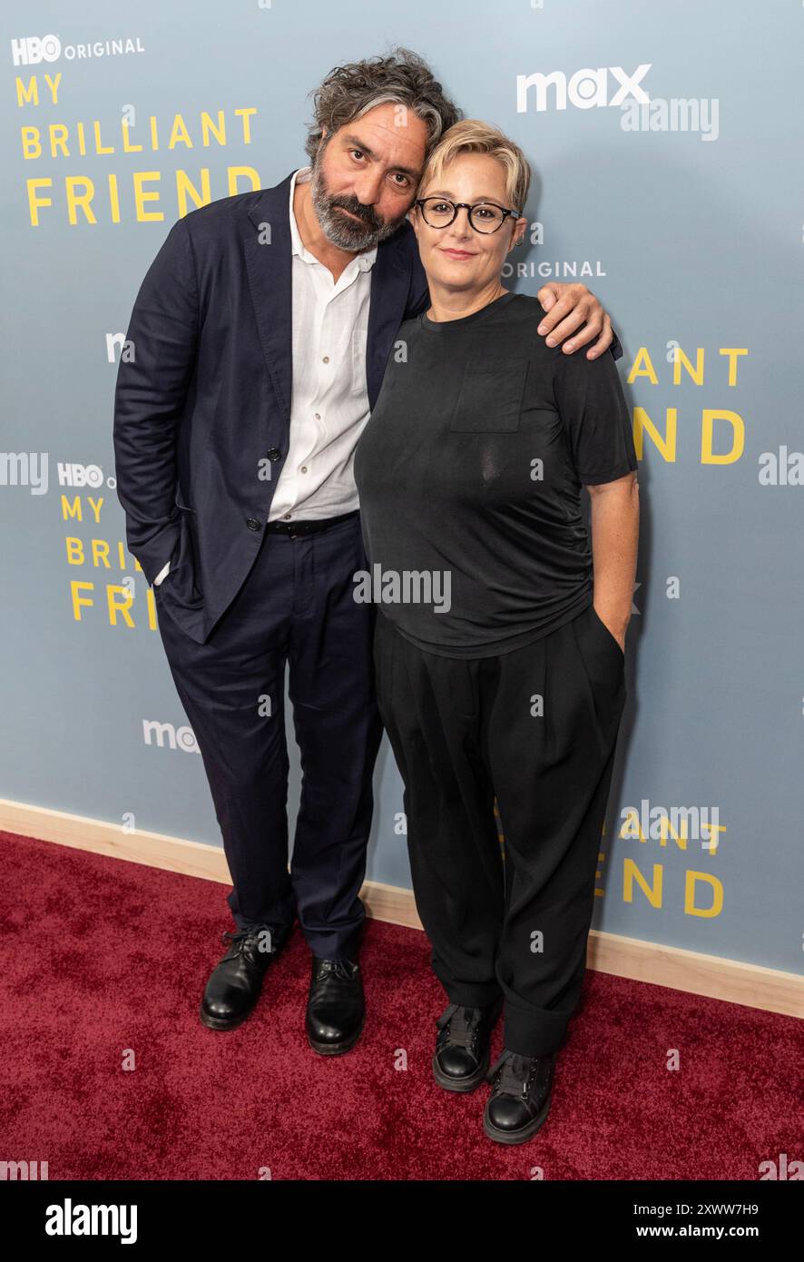 Saverio Costanzo and Laura Bispuri attend world premiere screening of ...