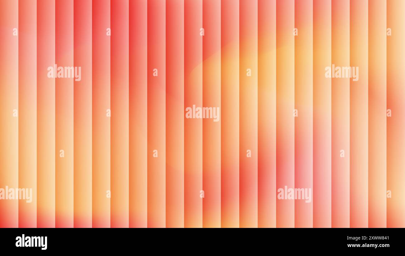 Peach fuzz reeded glass 3D background. Glassmorphism colorful ...
