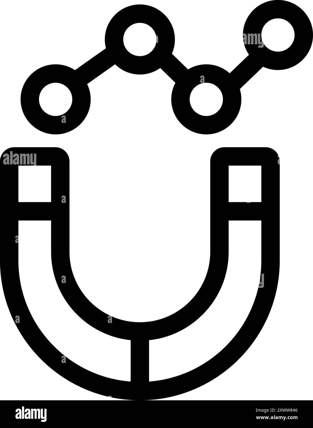 Attracting customers line icon hi-res stock photography and images - Alamy