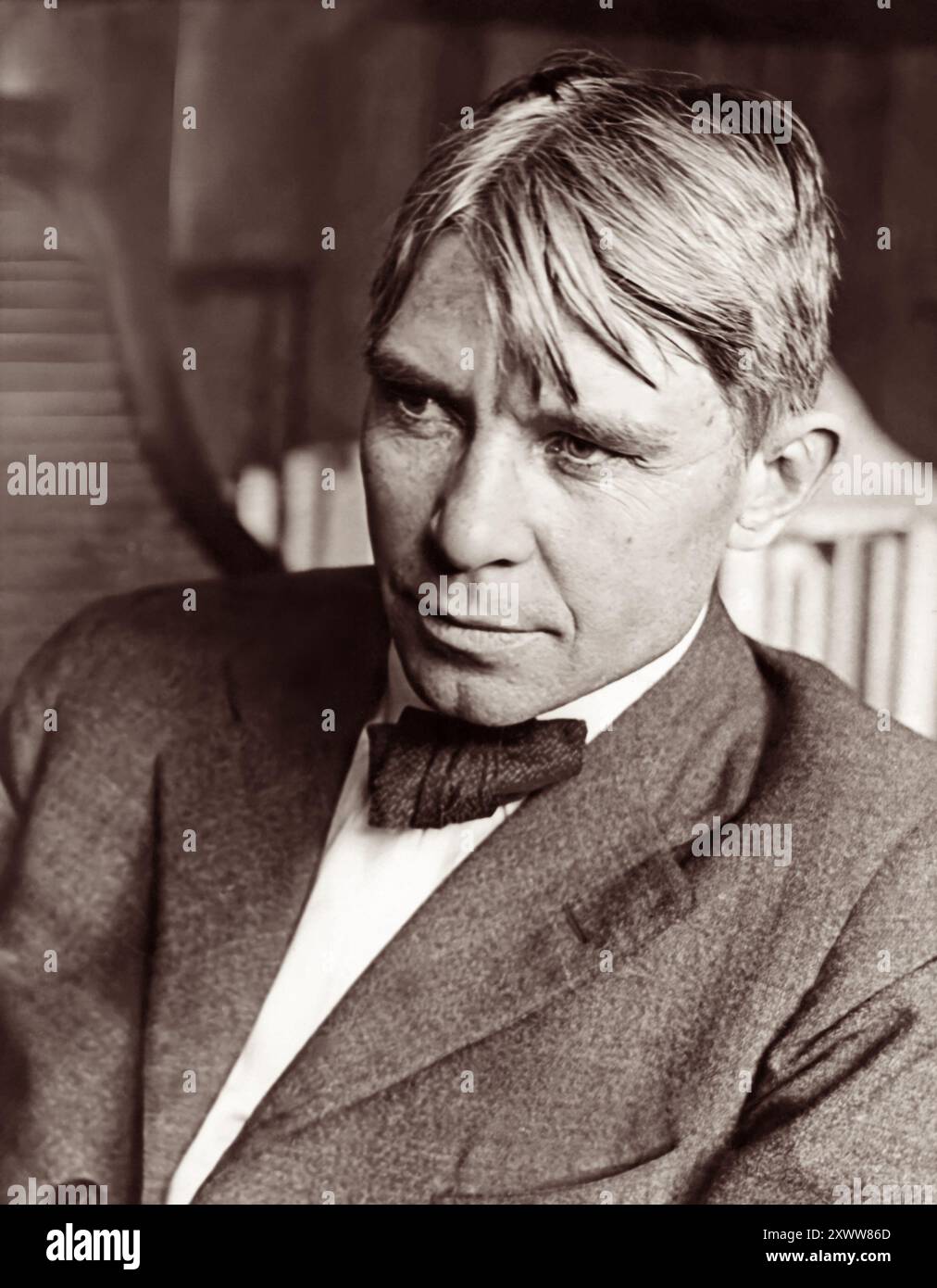 Carl Sandburg (1878-1967), American poet, biographer, journalist, and ...