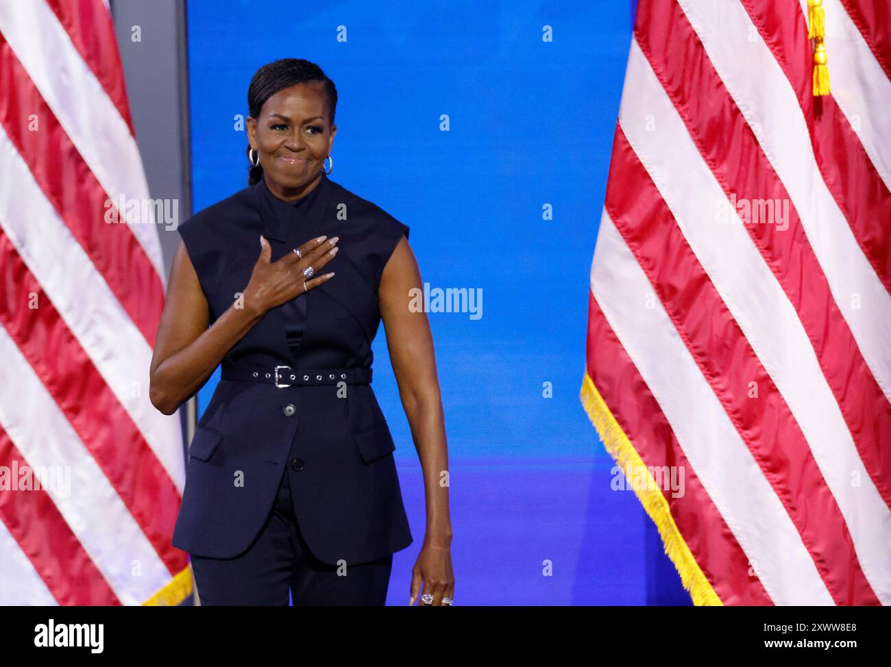 Chicago, United States. 20th Aug, 2024. Former First Lady Michelle ...