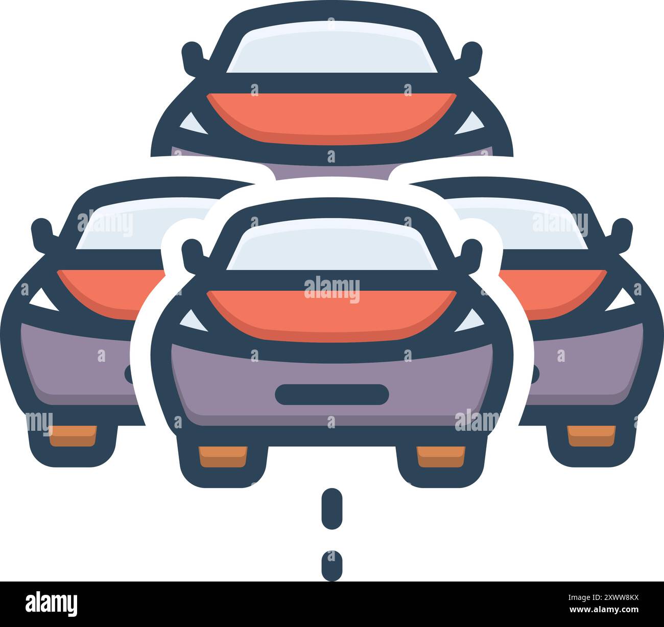 Icon for congestion, traffic Stock Vector Image & Art - Alamy