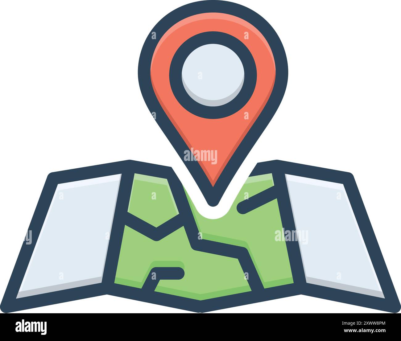 Icon for map, location Stock Vector Image & Art - Alamy