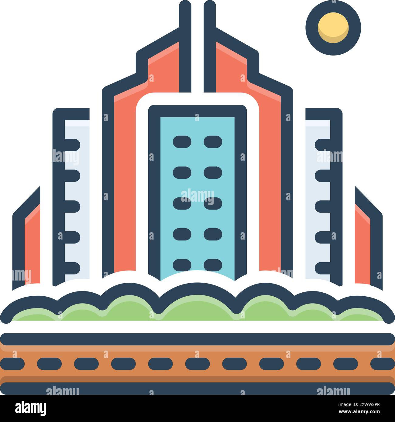 Icon for city, building Stock Vector Image & Art - Alamy