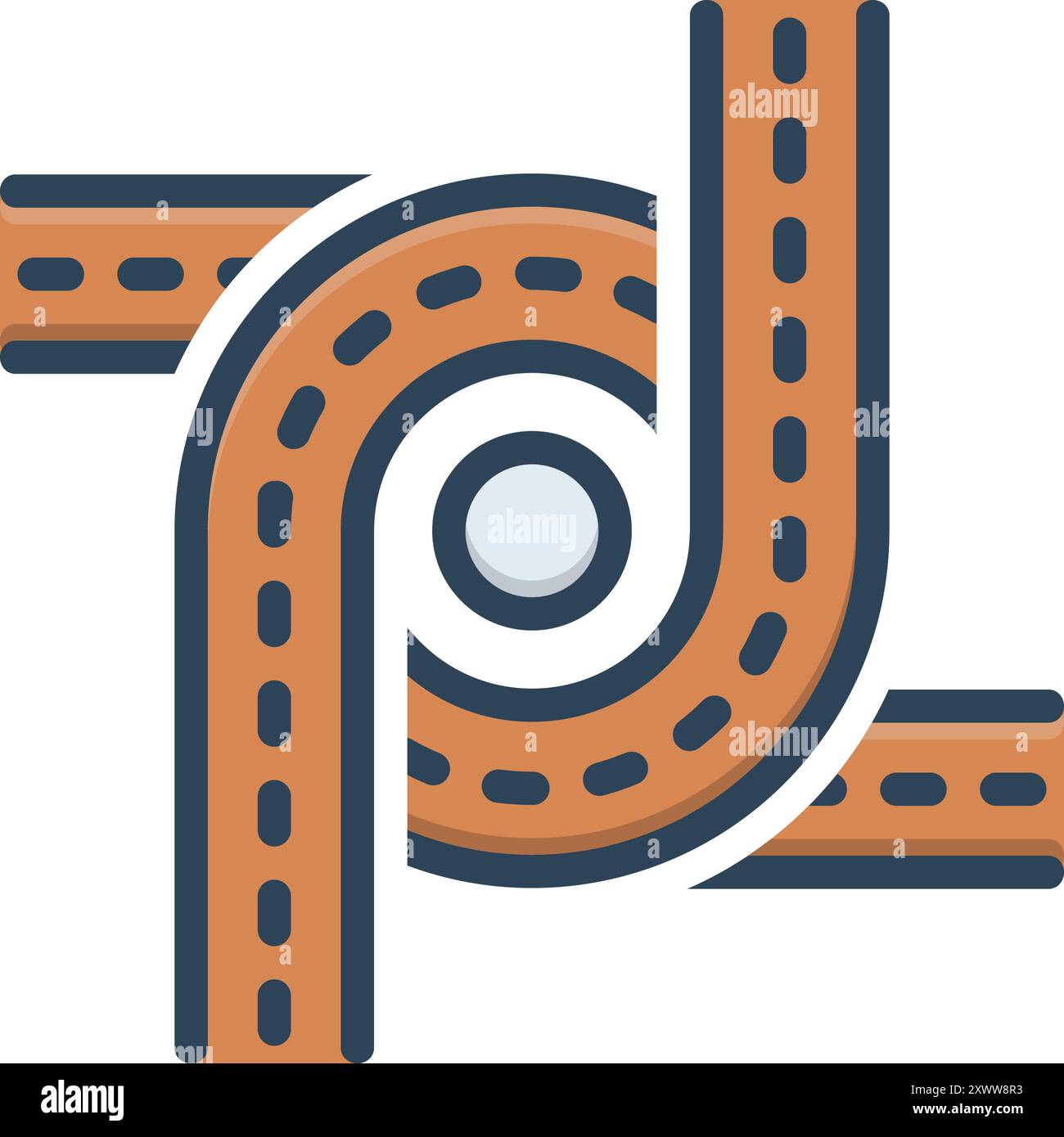 Icon for intersection, multiple roads Stock Vector Image & Art - Alamy