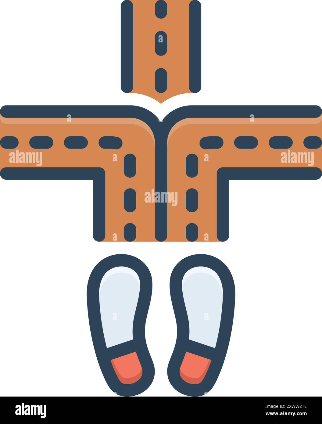 Icon for directions, intersection Stock Vector Image & Art - Alamy