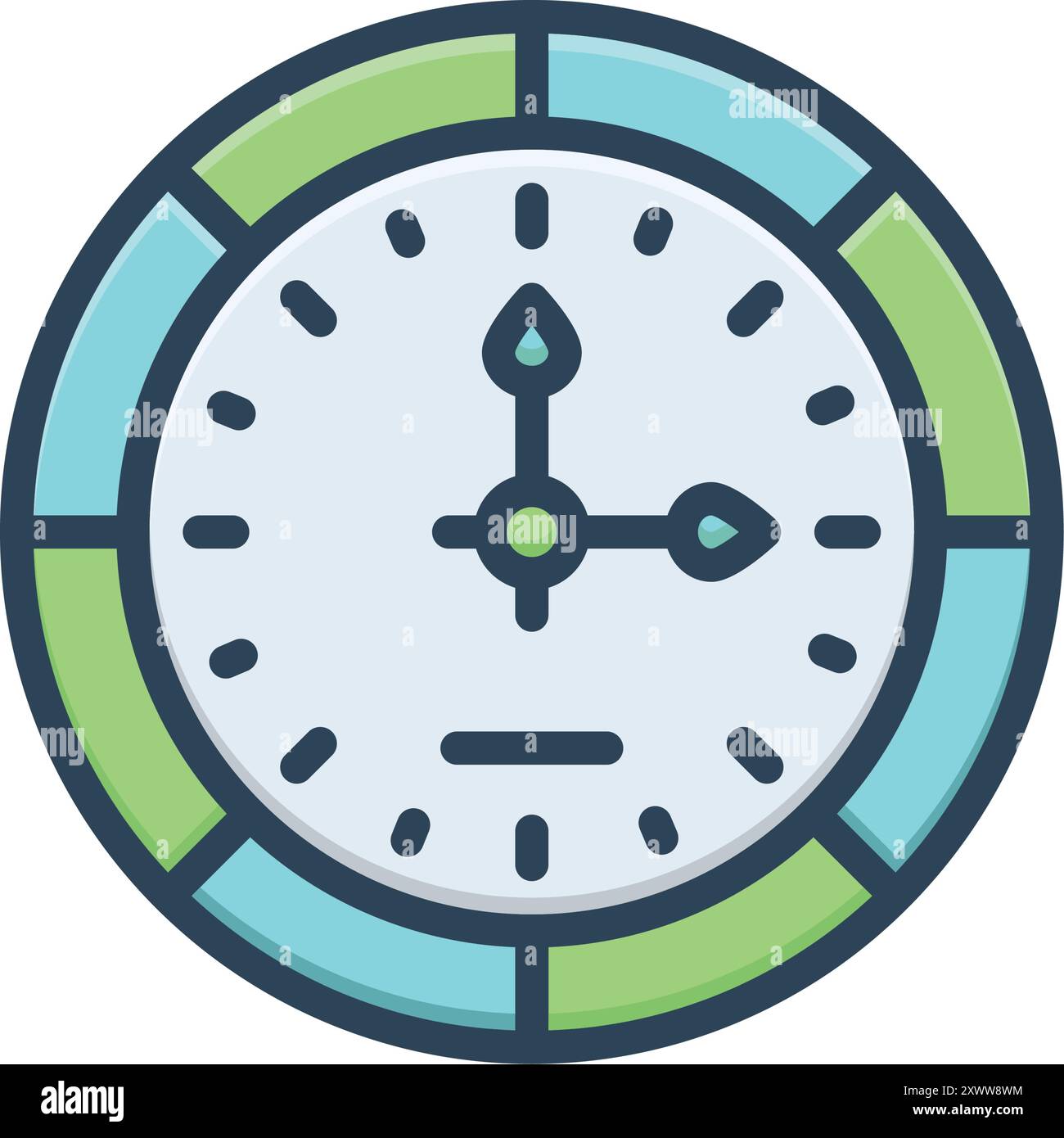 Icon for clock, time Stock Vector Image & Art - Alamy