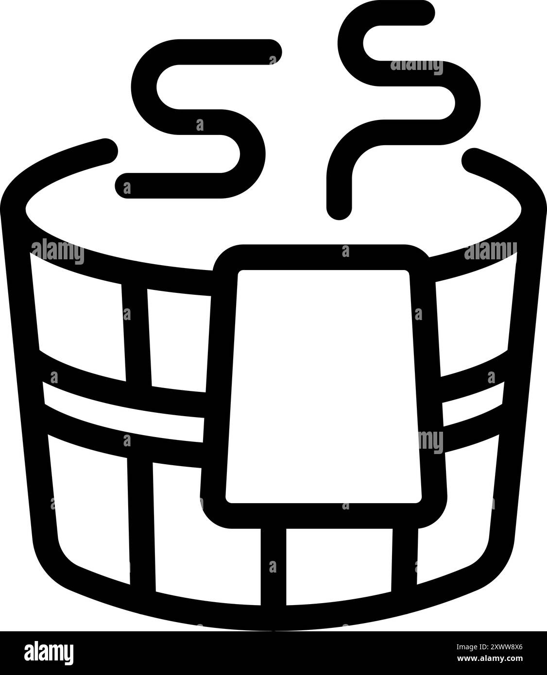 Relaxing steam bath Stock Vector Images - Alamy