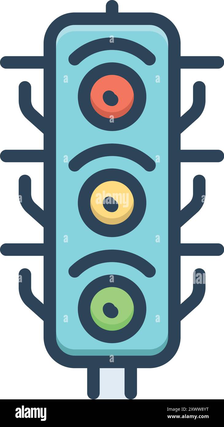 Icon for traffic light, traffic Stock Vector Image & Art - Alamy