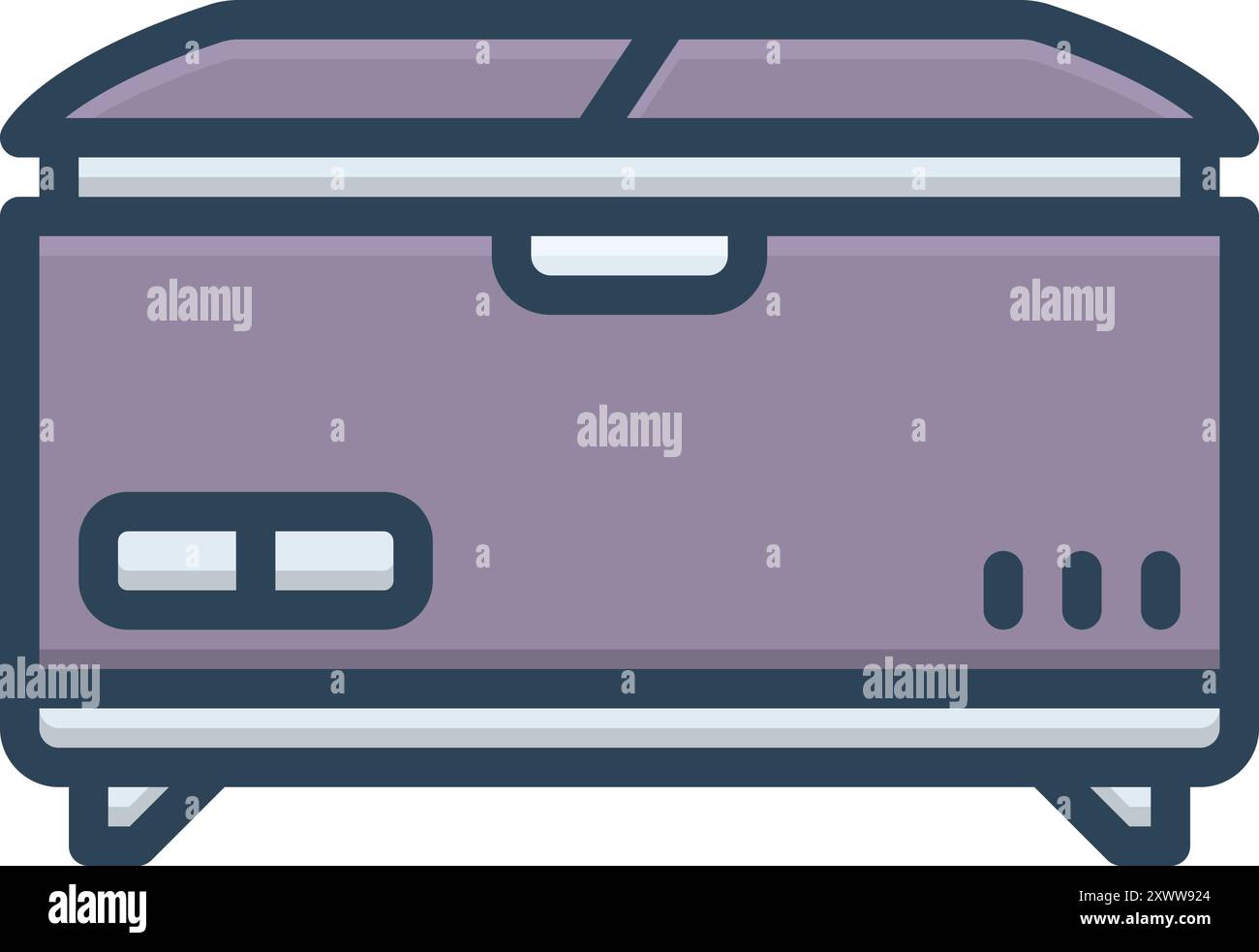 Icon for freezer, chest freezer Stock Vector Image & Art - Alamy
