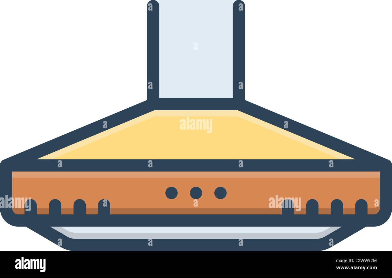 Icon for kitchen hood, smokestack Stock Vector Image & Art - Alamy