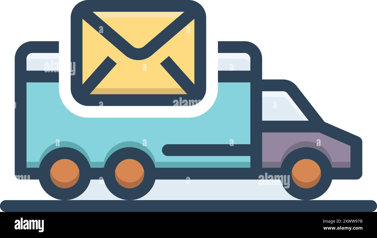 Mail carrier Stock Vector Images - Alamy
