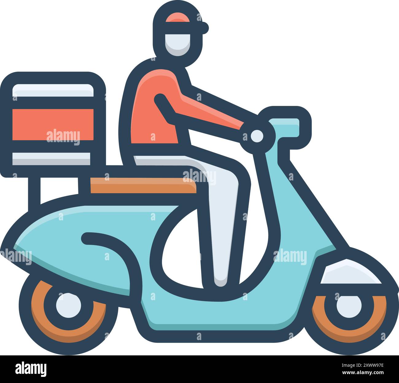 Icon for scooter delivery, scooter Stock Vector Image & Art - Alamy