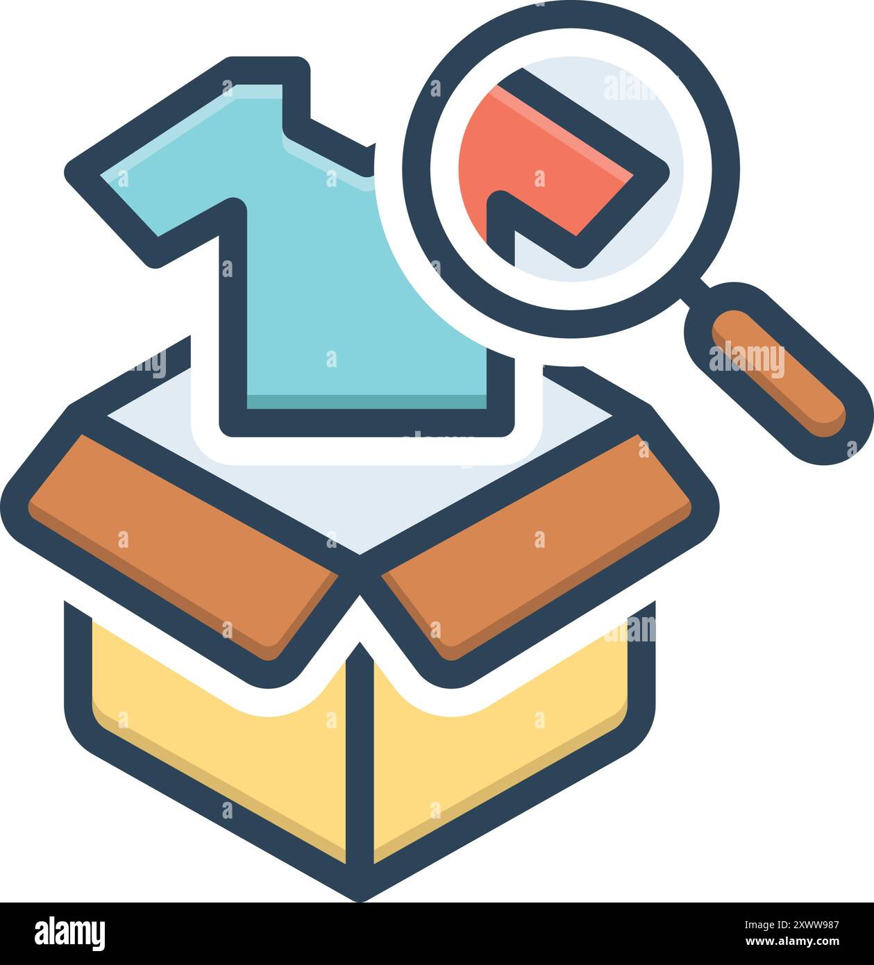 Icon for find product, garment Stock Vector Image & Art - Alamy